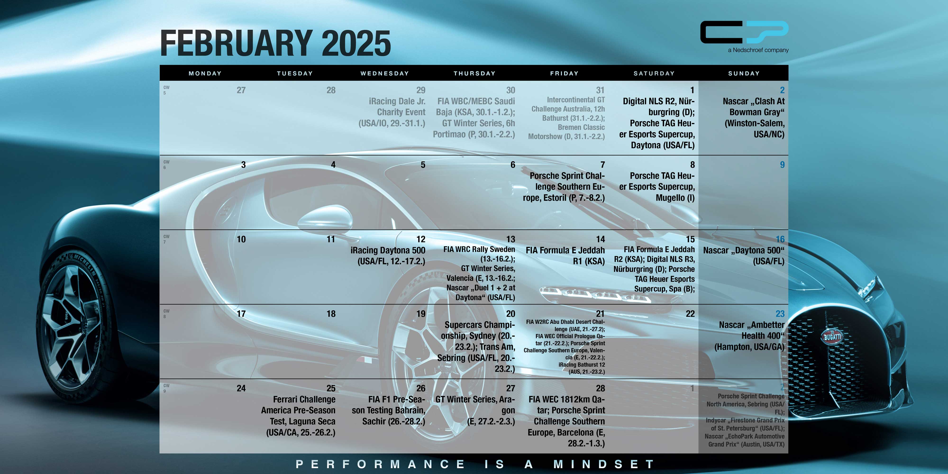 Race Calendar | CP-Tech
